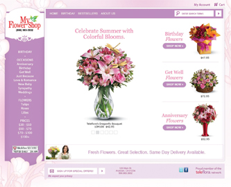 eFlorist Website Designs