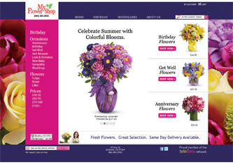 eFlorist Website Designs